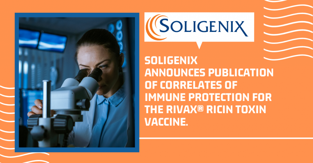 Soligenix Announces Publication of Correlates of Immune Protection for ...